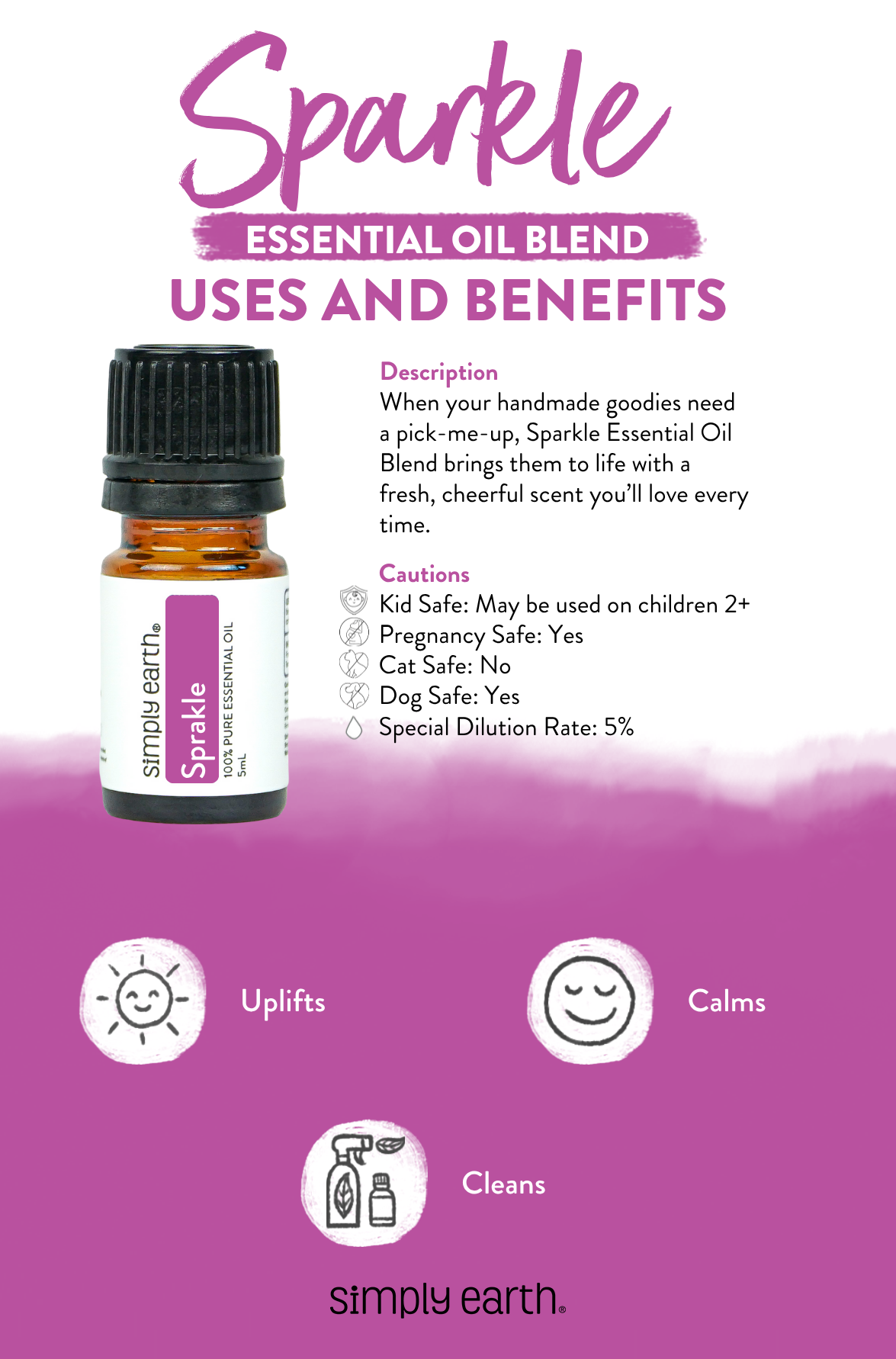 Sparkle Essential Oil Blend: Benefits & Uses - Simply Earth Blog